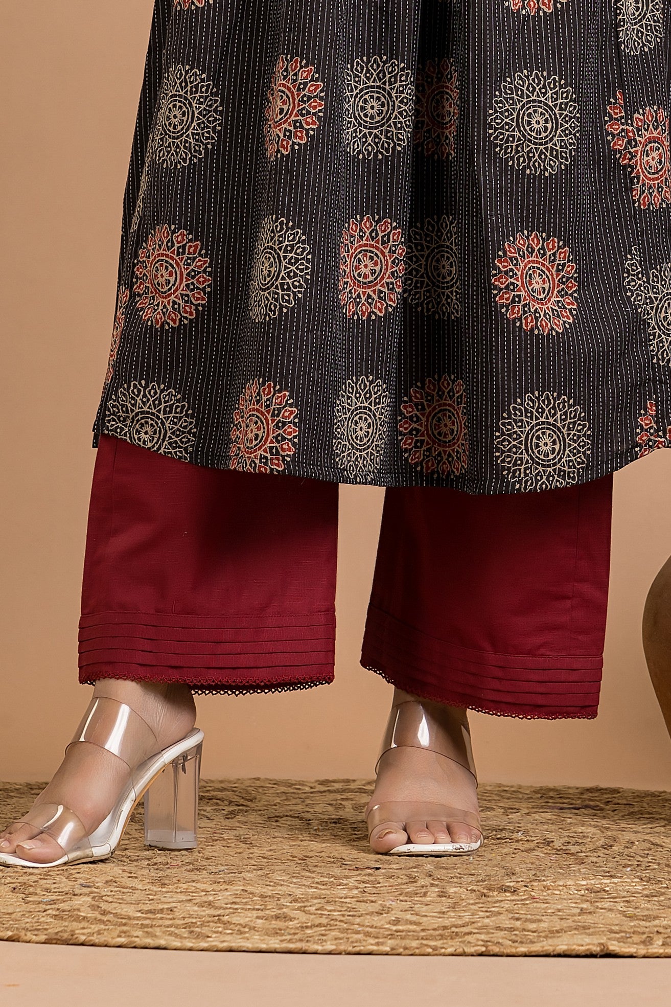 STRAIGHT PANT - MAROON – Rozaara